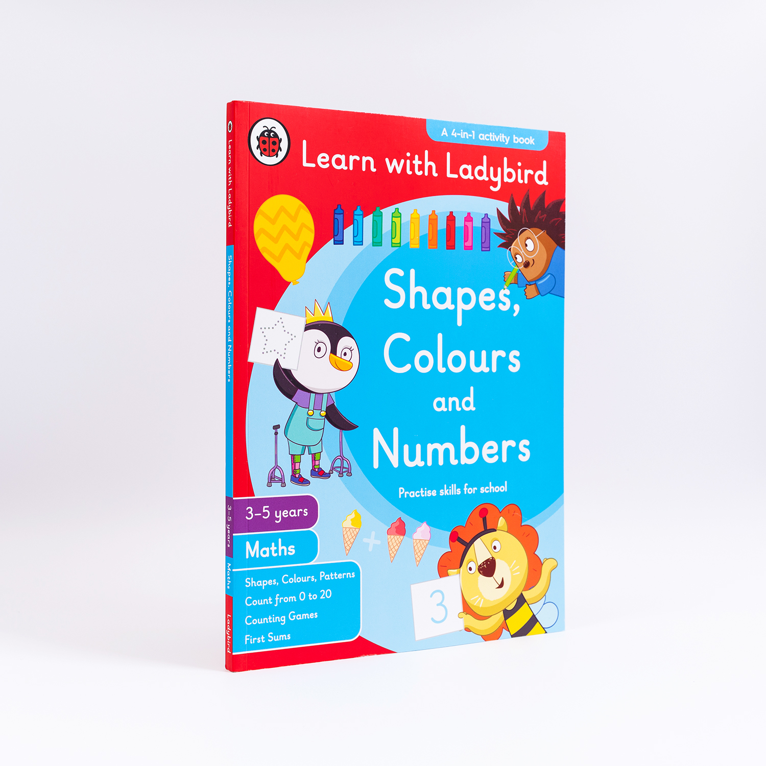Shapes, Colours and Numbers: A Learn With Ladybird 4 in 1 Activity Book ...
